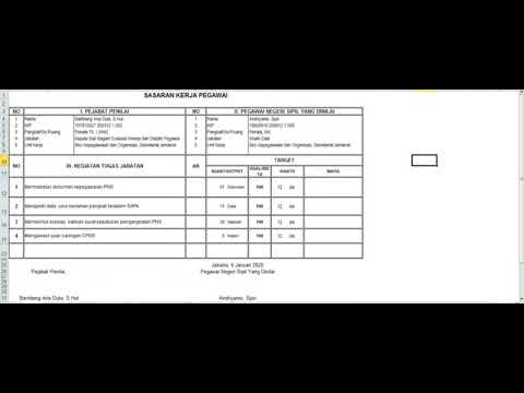 Petunjuk Pengisian Formulir Dialog Kinerja Pegawai Kementerian LHK ...