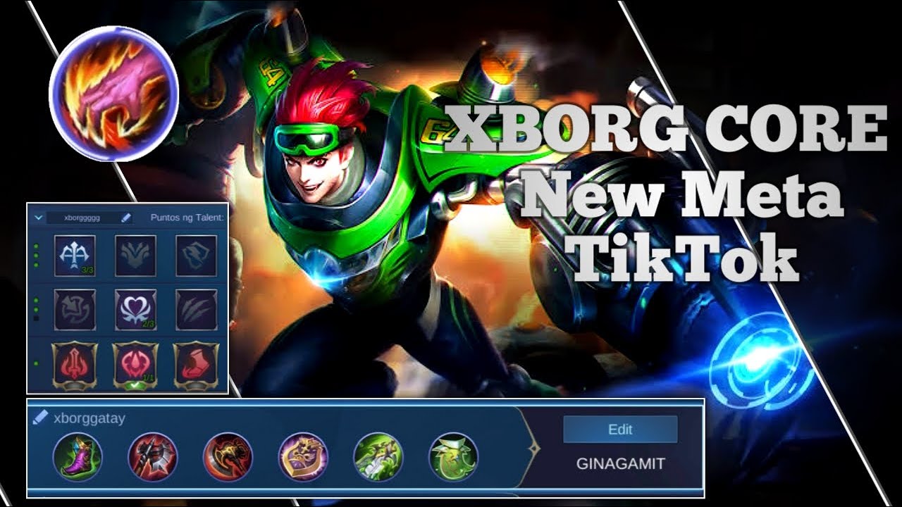 Xborg New Meta Build 2021 | Tiktok | best build Xborg Core | MLBB - YouTube