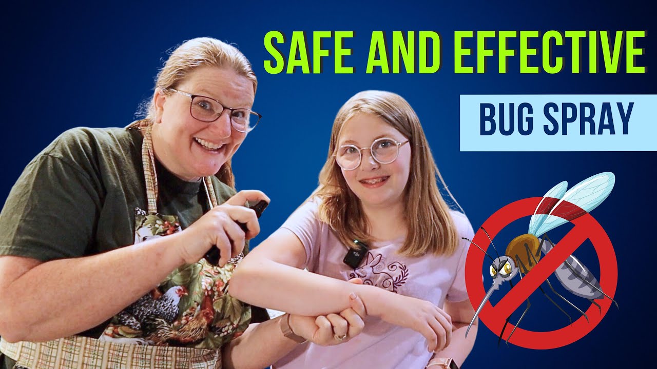 Make Your Own Bug Spray - Safe for Kids & All Natural! - YouTube