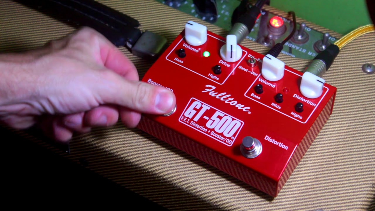 Fulltone GT-500 - demo by Guilherme Spilack - YouTube