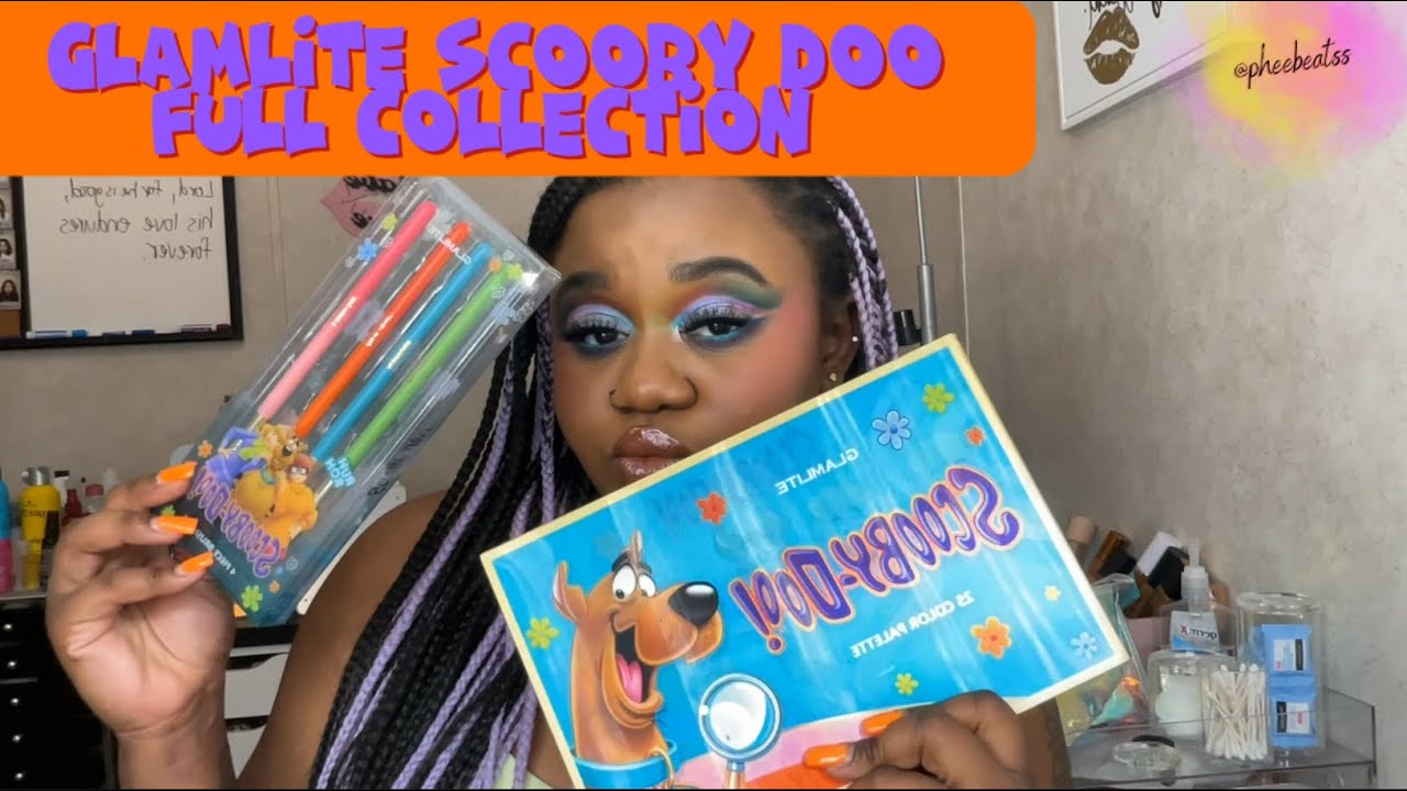 GLAMLITE X SCOOBY DOO COLLECTION WITH EYE LOOK - YouTube