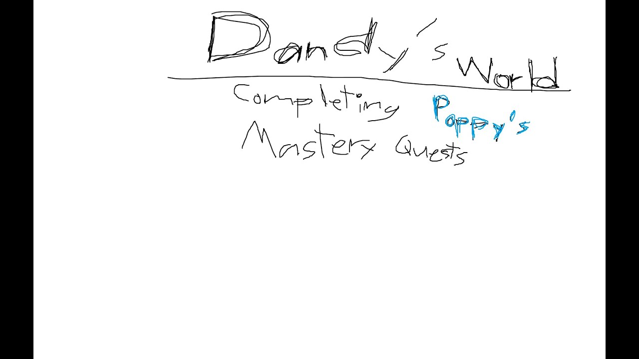 Completing Poppy's Mastery quests - YouTube