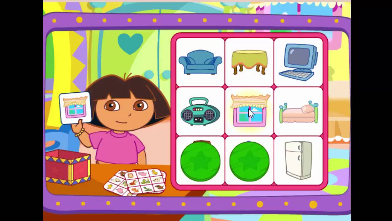 ᴴᴰ ♥♥♥ Dora the Explorer Game Episode Dora's Bingo Games Baby videos ...