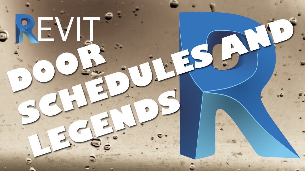 Revit Door Schedules and Legends - YouTube