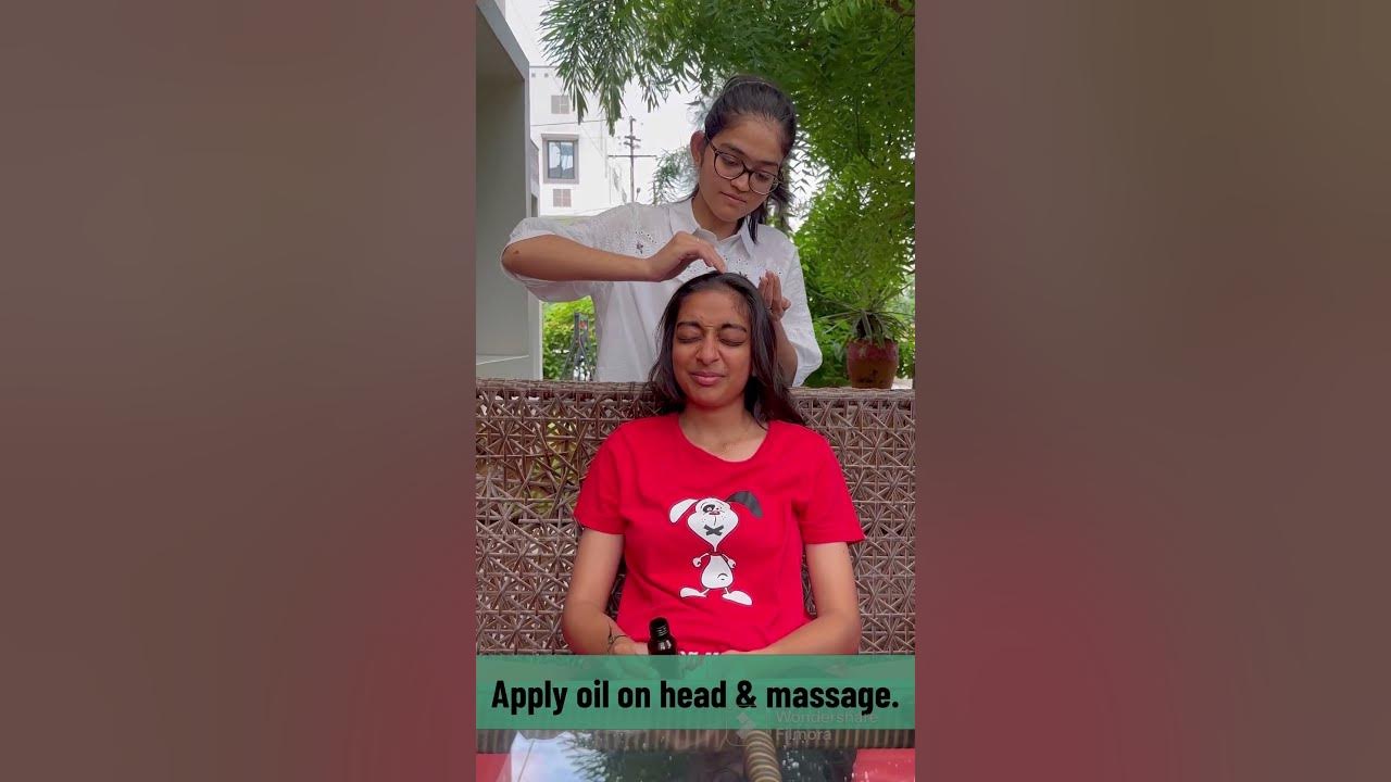 Shiro Abhyanga Head Massage With Medicated Oil Youtube