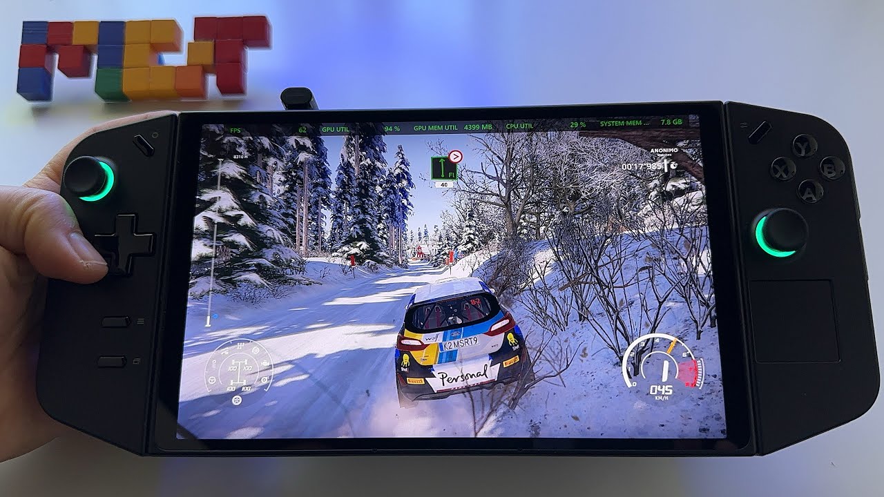 WRC8 | Lenovo Legion GO 1200p medium graphics handheld gameplay - YouTube