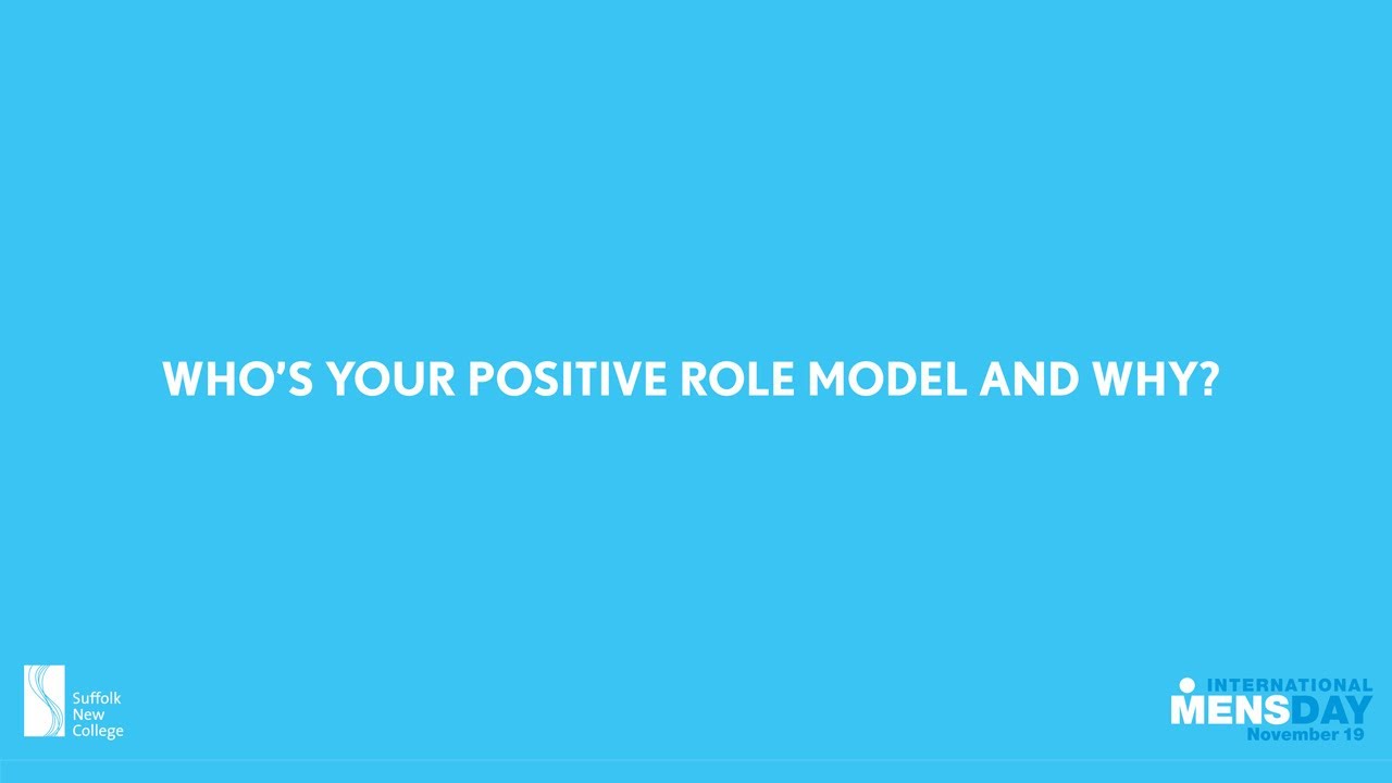 Who is your positive role model and why? | IMD 2024 - YouTube