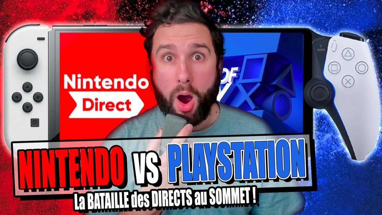 NINTENDO vs PLAYSTATION 😱🔥 La BATAILLE des DIRECTS au SOMMET 😱🔥 - YouTube