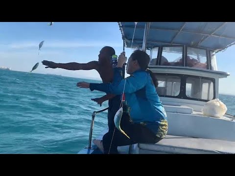 ทริปวันหยุดปีใหม่ ตกปลาที่เกาะสีชัง ep1.#สายล่า #เซียนปลา "NIK FISHING ...