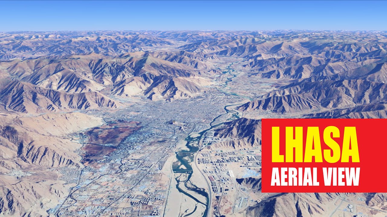Lhasa aerial view. Lhasa city. Tibet Lhasa. - YouTube