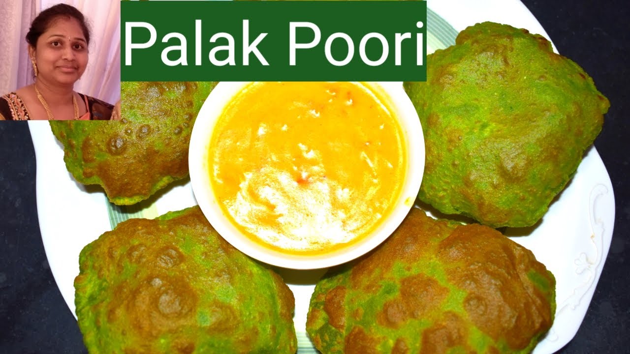 Palak Poori Recipe | Spinach Poori Recipe - YouTube