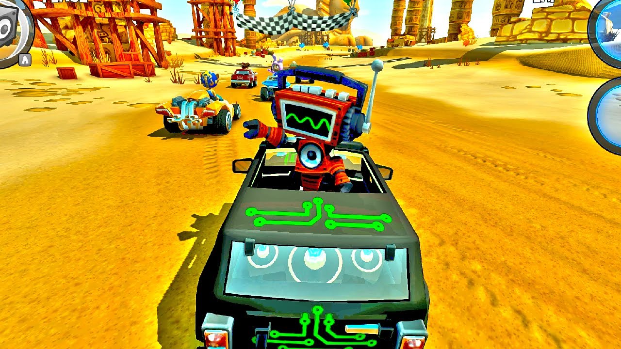 New Outfit Beatbot And His Car Playing in Quick Race 1000HP | Beach ...