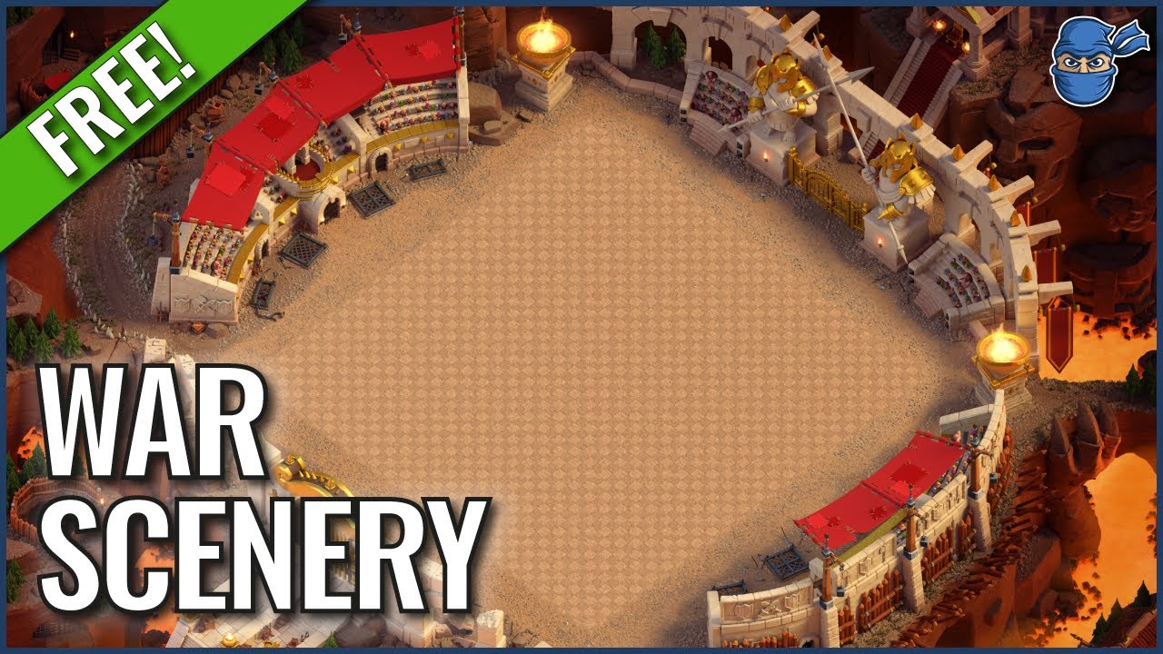 New War Arena Scenery | Clash of Clans - YouTube
