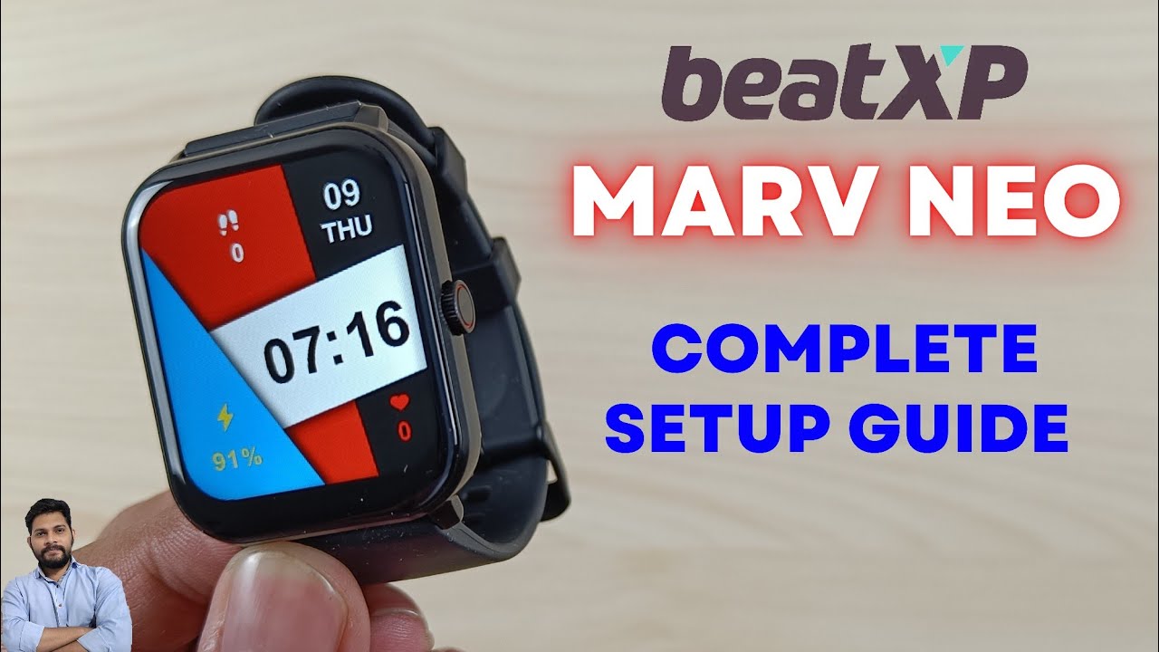 BeatXP Marv Neo Smartwatch Full Setup Guide - YouTube
