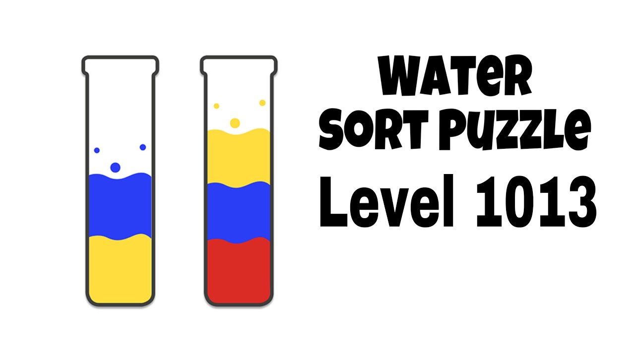 Water Sort Puzzle Level 1013 - YouTube