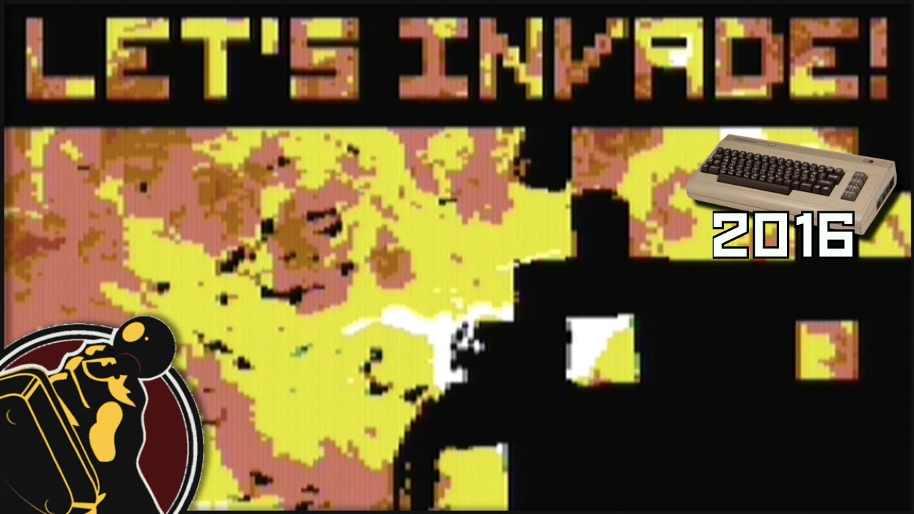 Let's Invade! (Commodore 64, 2016) | Space Invaders mit Reizüberflutung ...