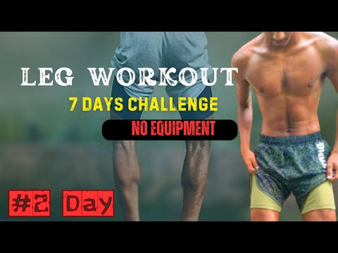 Day 2 Challenge 🔥 Leg Workout Plyometric‼️ 7 Day Leg Workout Challenges ...