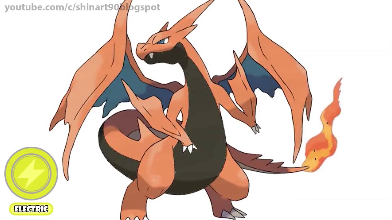 Charmander Evolution Electric Type Fanart | Pokemon Type Swap #41 - YouTube