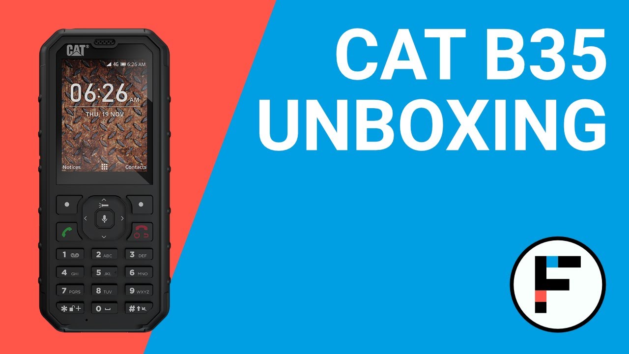 CAT B35 Unboxing | KaiOS Feature Phone - YouTube