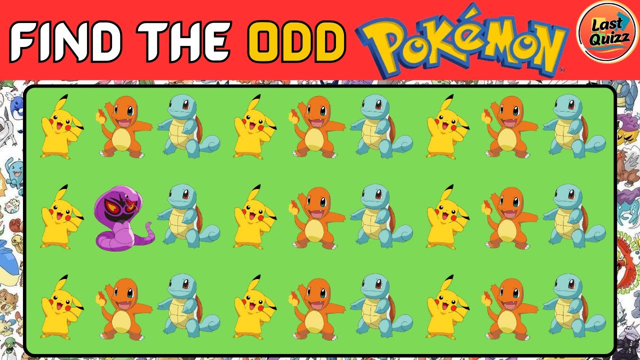 Find The Odd One Out | Pokemon Edition 🐉 - YouTube