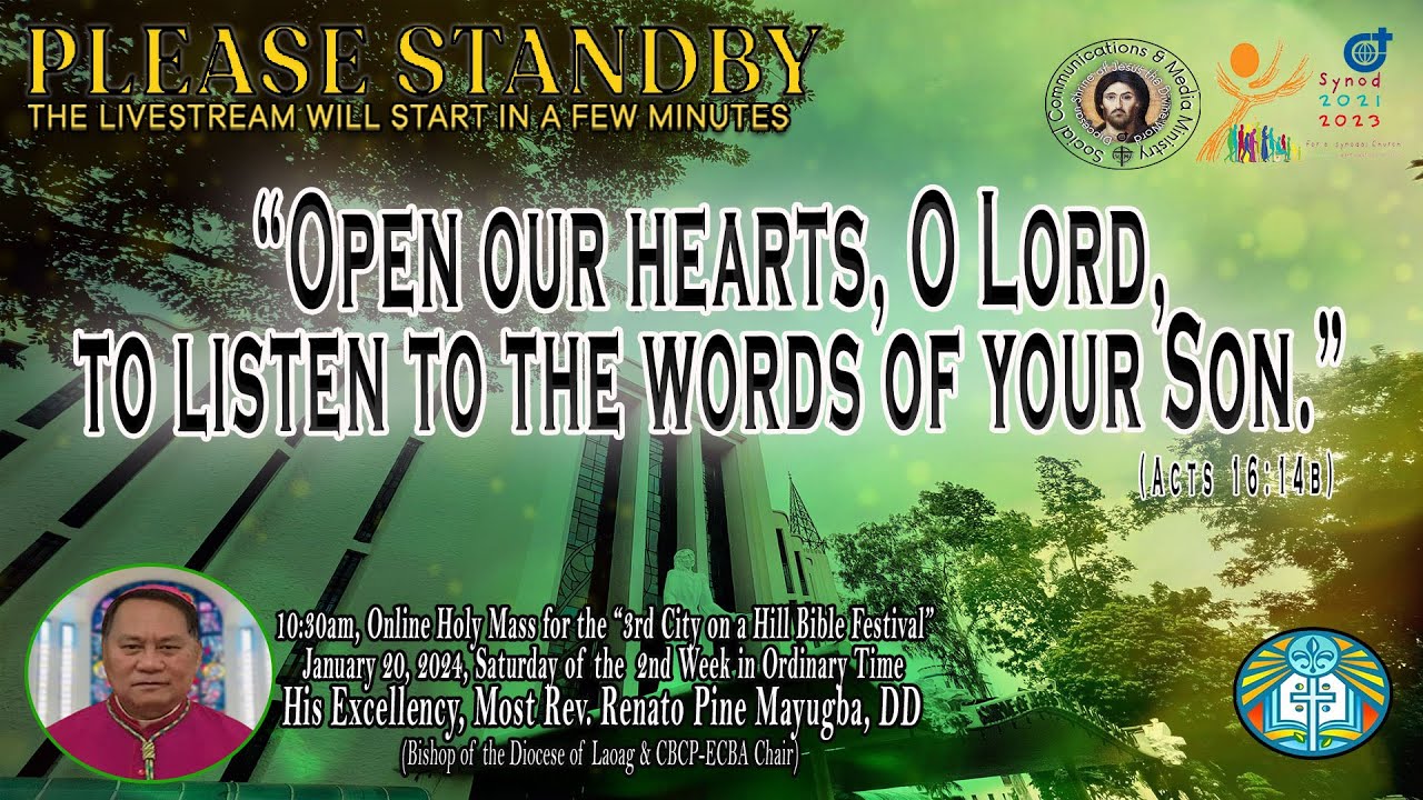 20 January 2024, 10:30am, Saturday | Live Now Holy Mass at Christ the ...