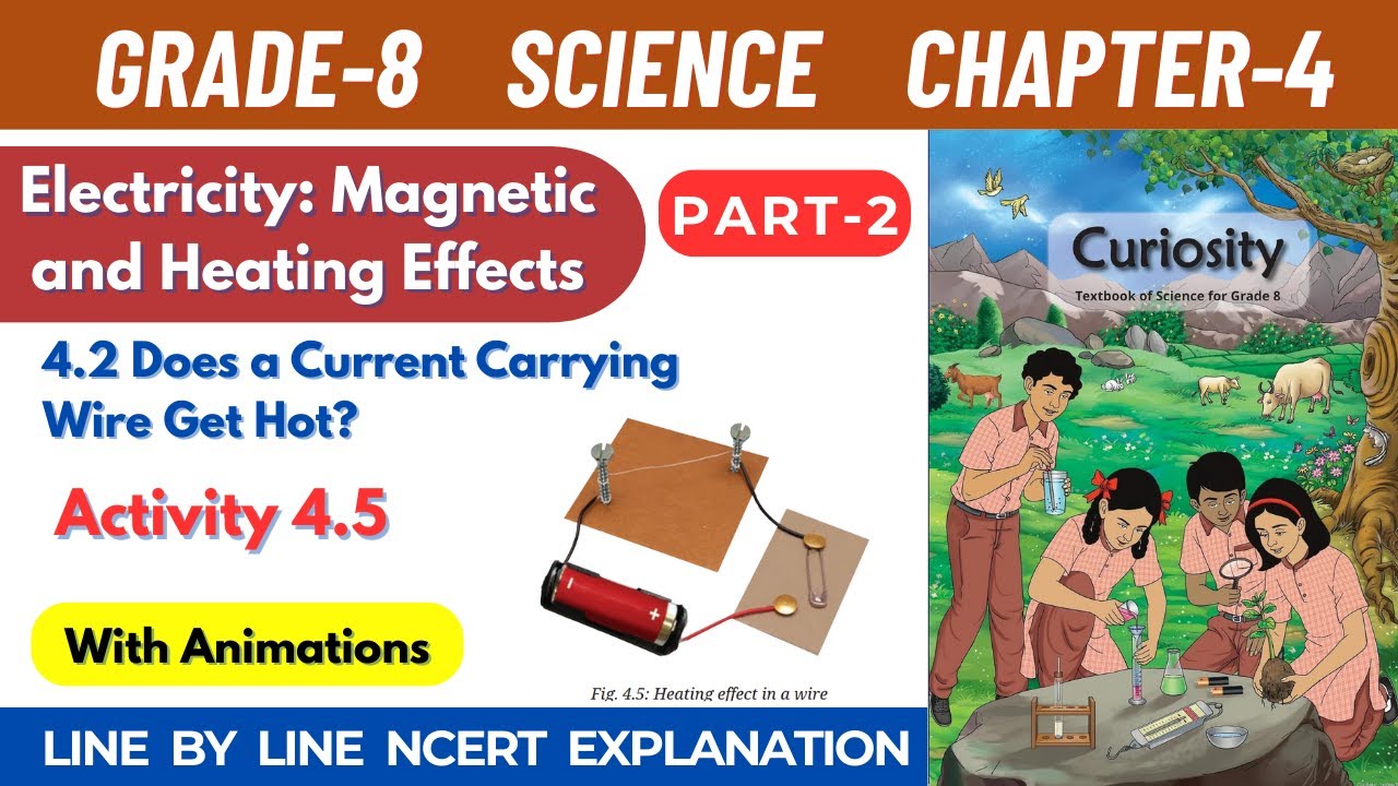 Grade 8 Science Curiosity Chapter 4 Electricity Magnetic and Heating ...