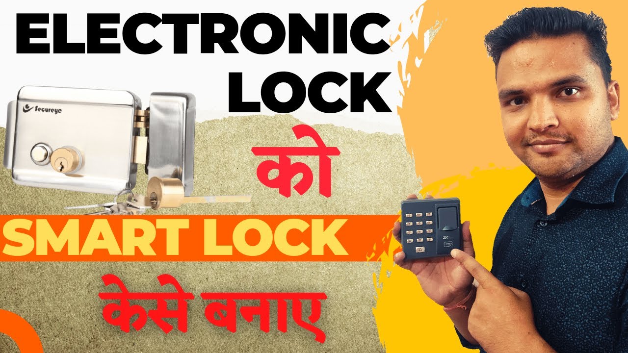 Electronic Door Lock को Smart Lock केसे बनाएं | How to connect ...