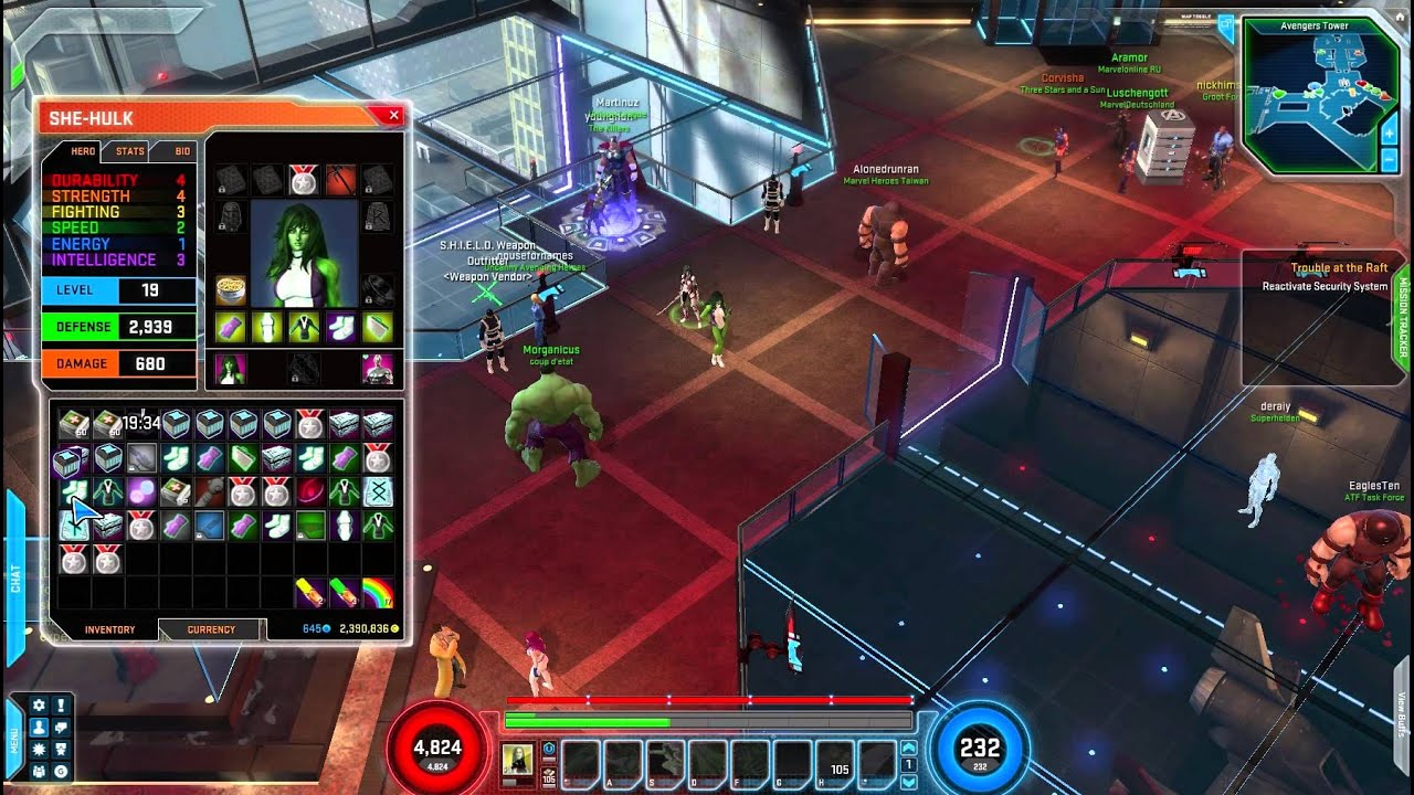 Marvel Heroes - She Hulk Gameplay - YouTube