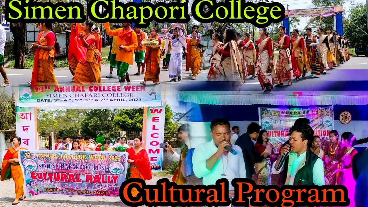 Cultural Program || Simen Chapori college || @rajib_bsty - YouTube