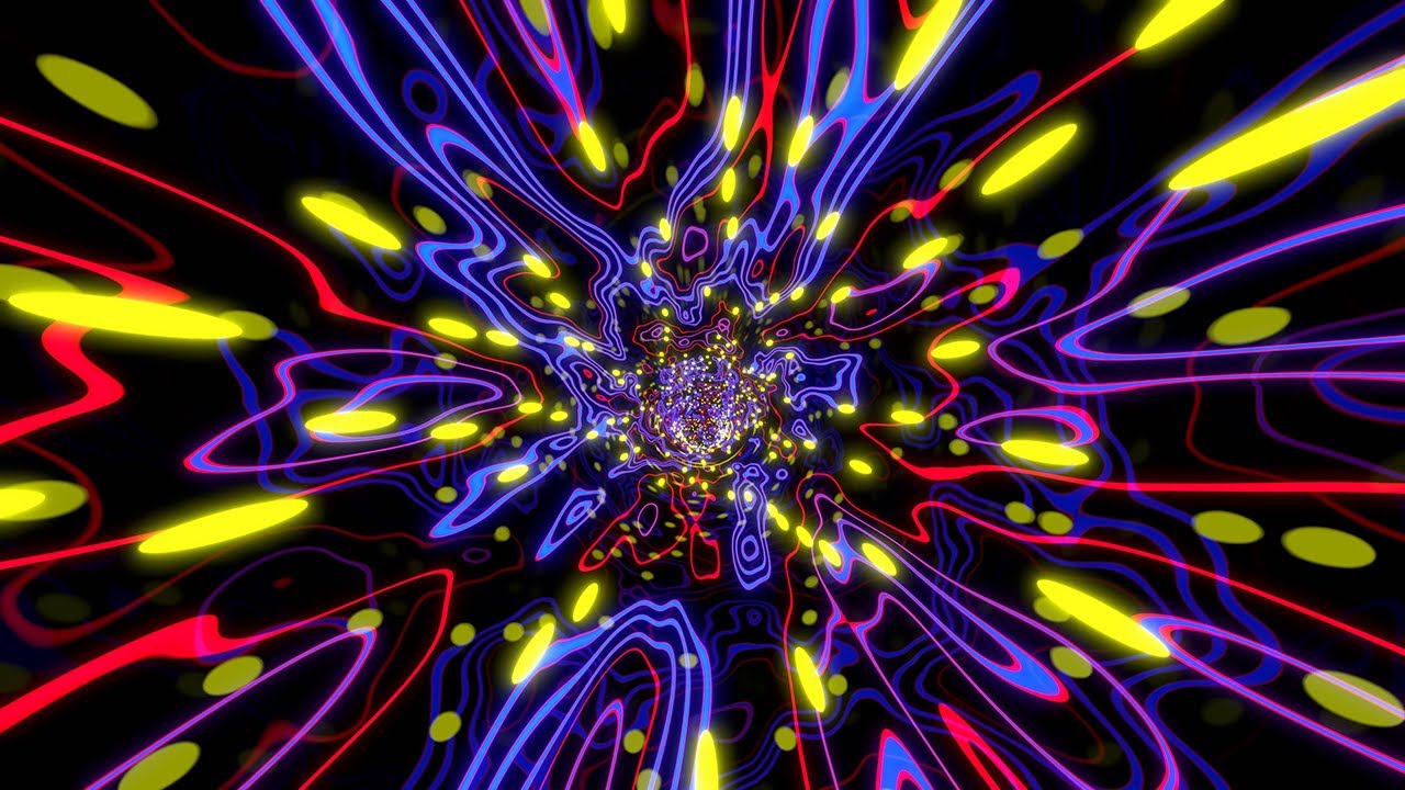 4K Neon Color Changing Abstract Satisfying Screensaver VJ Loop - YouTube