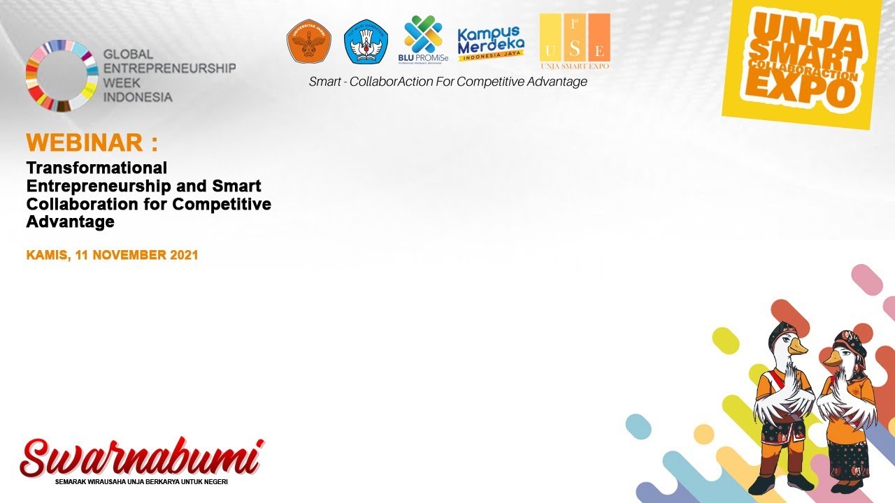 Webinar Transformational Entrepreneurship and Smart Collaboration for ...