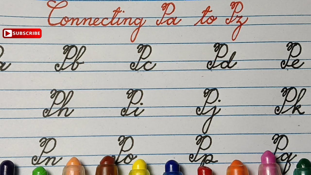 Cursive Writing Practice | Cursive Handwriting for Beginners ...
