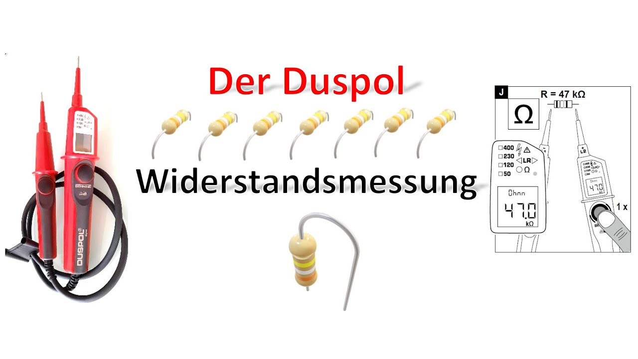 Mit dem Duspol Widerstände messen und den Duspol dafür kalibrieren ...