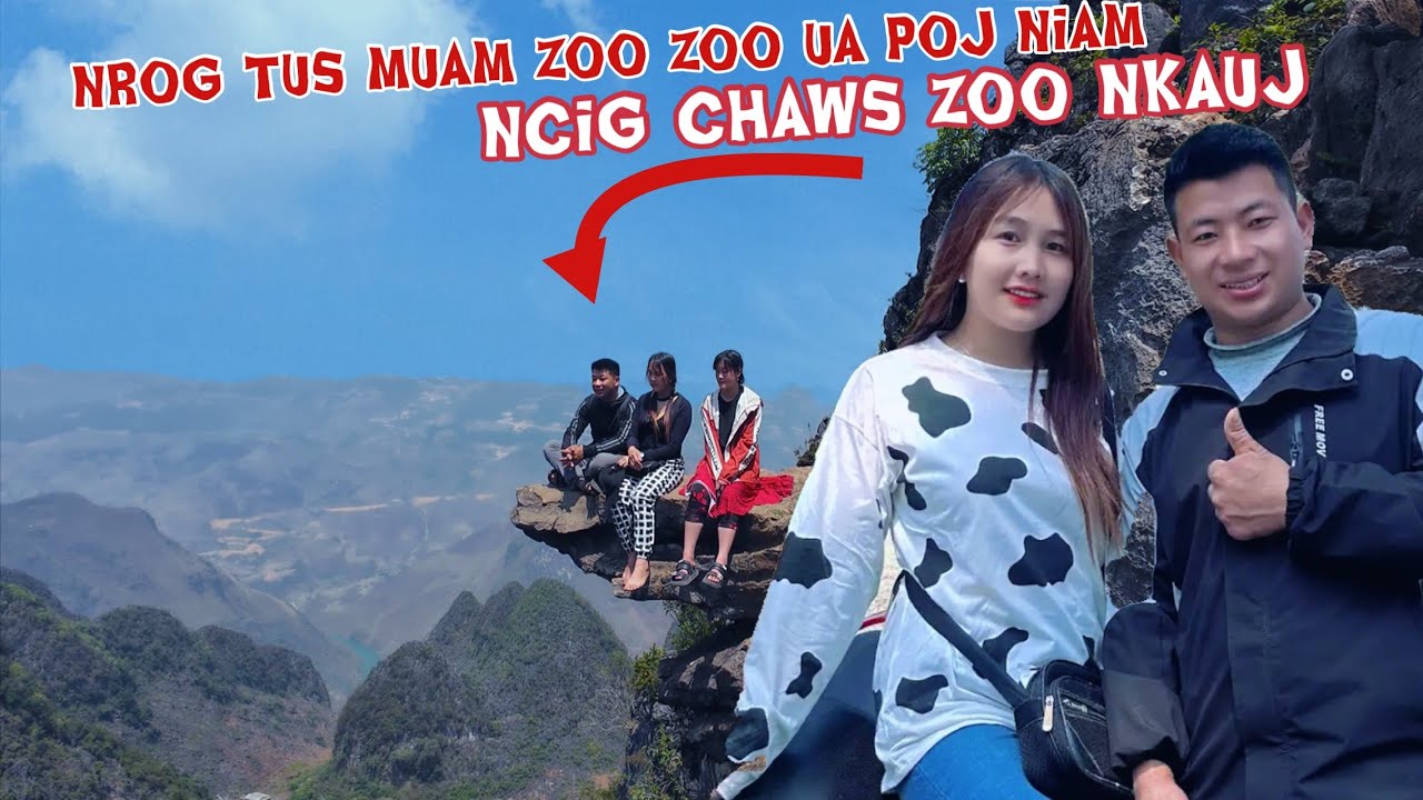 Nrog Tus Muam Nkauj Mim Zoo Ua Poj Niam Mus Chaws Zoo Nkauj Lom Zem Heev | Xeeb Thoj Tv - YouTube