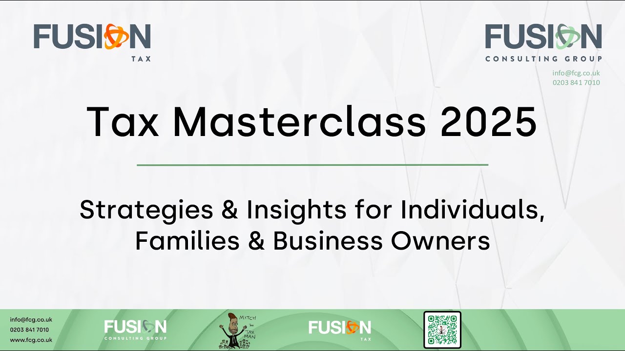 Tax Masterclass with Mitch The Tax Man - YouTube