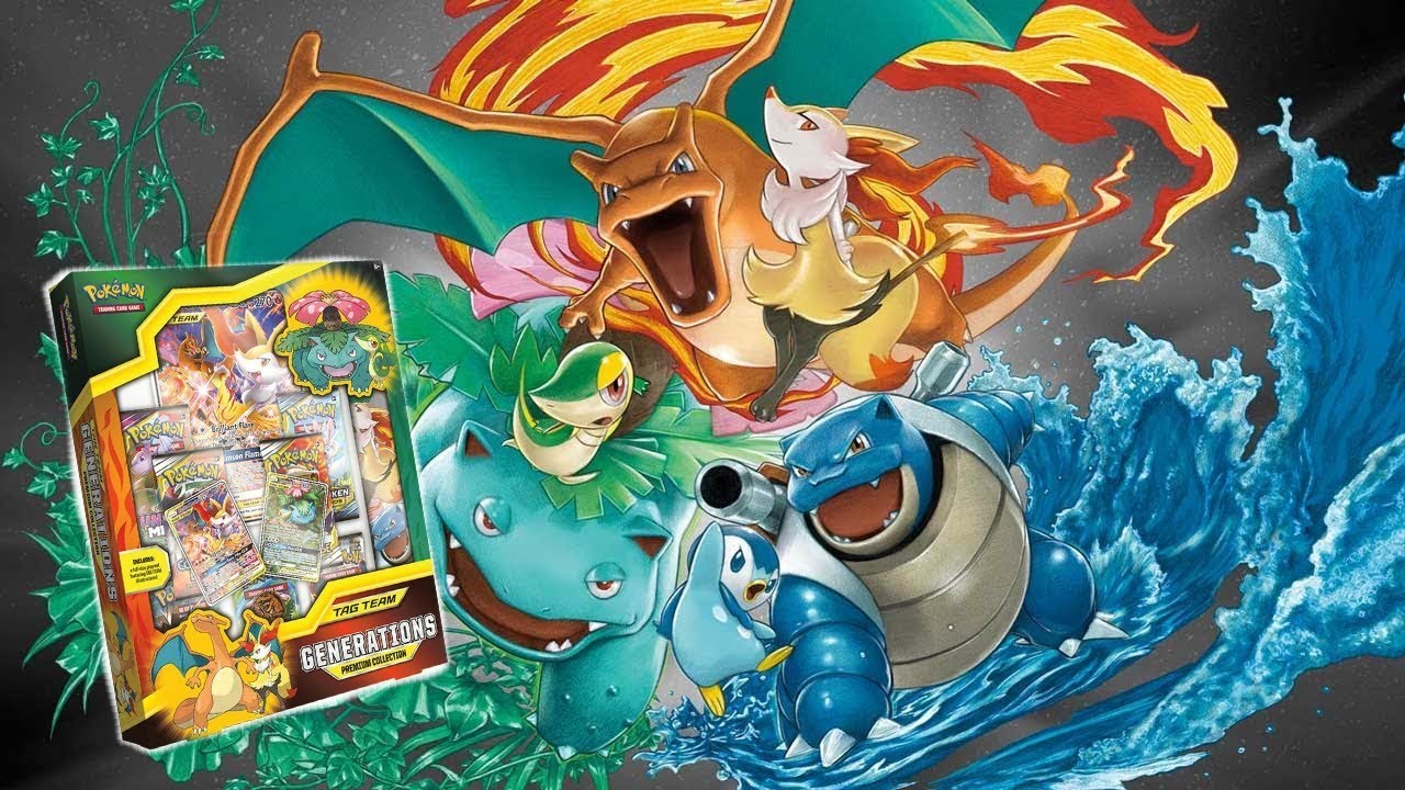 NEW CHARIZARD POKEMON CARD in the Tag Team Generations Premium ...