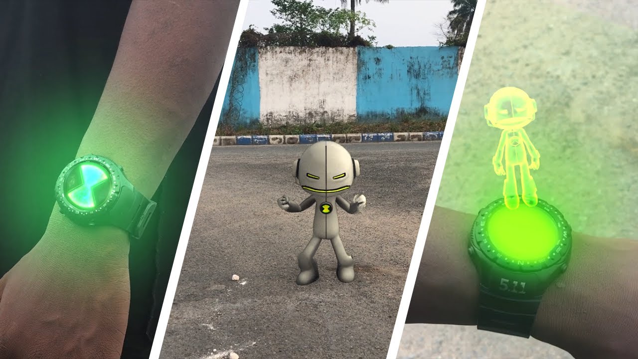 Ben 10 in Real Life!!! I Echo-Echo vs Robot Drone - YouTube