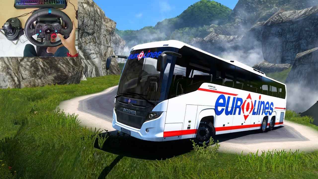 Smooth Bus Driving through Extreme Dangerous roads of peru | #ets2 ...