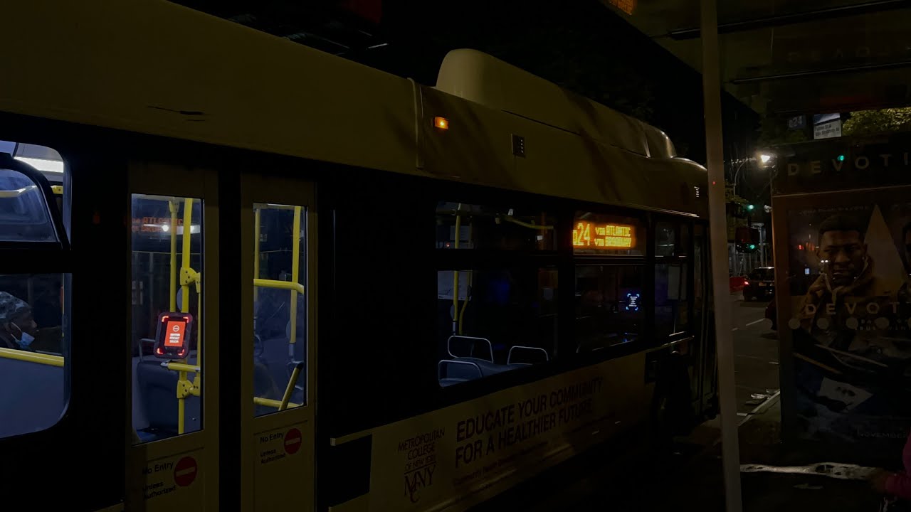 2011 New Flyer XD40 #4818 Q24 Local Bus Ride from 102nd St to Broadway ...