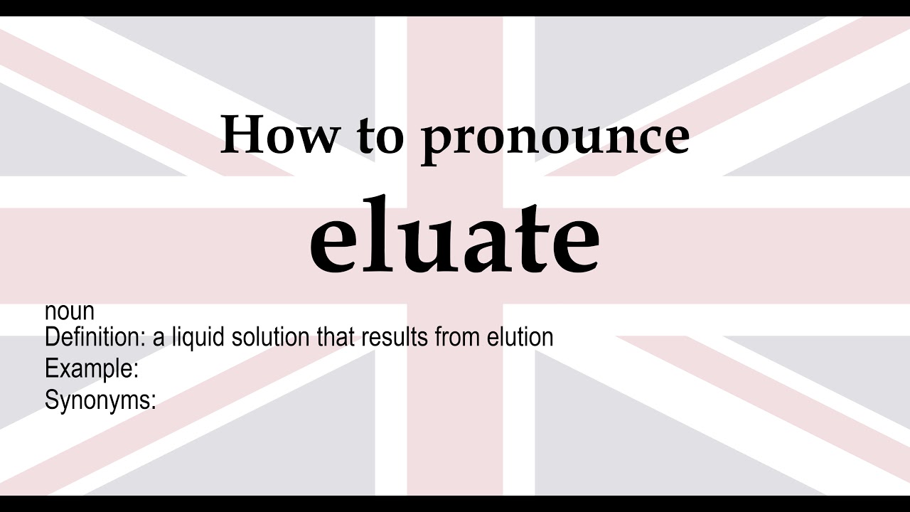 eluate - YouTube