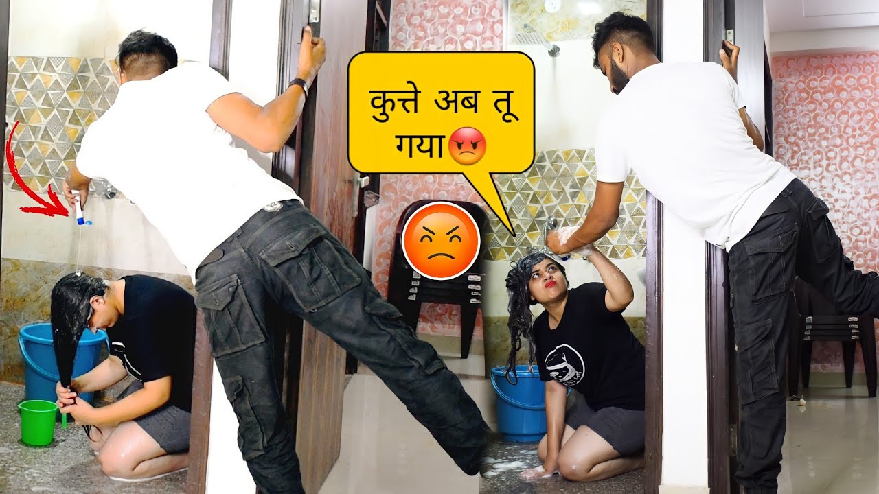 Shampoo Prank On Girlfriend with Twist || Epic Reaction🤣 - YouTube
