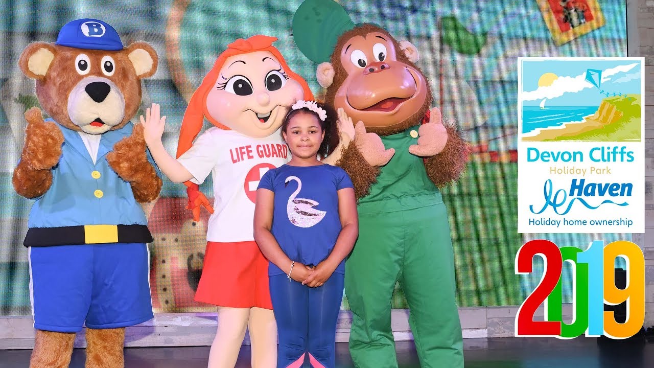 Devon Cliffs Holiday Park Seaside Squad Bradley Bear Poly and Greedy ...