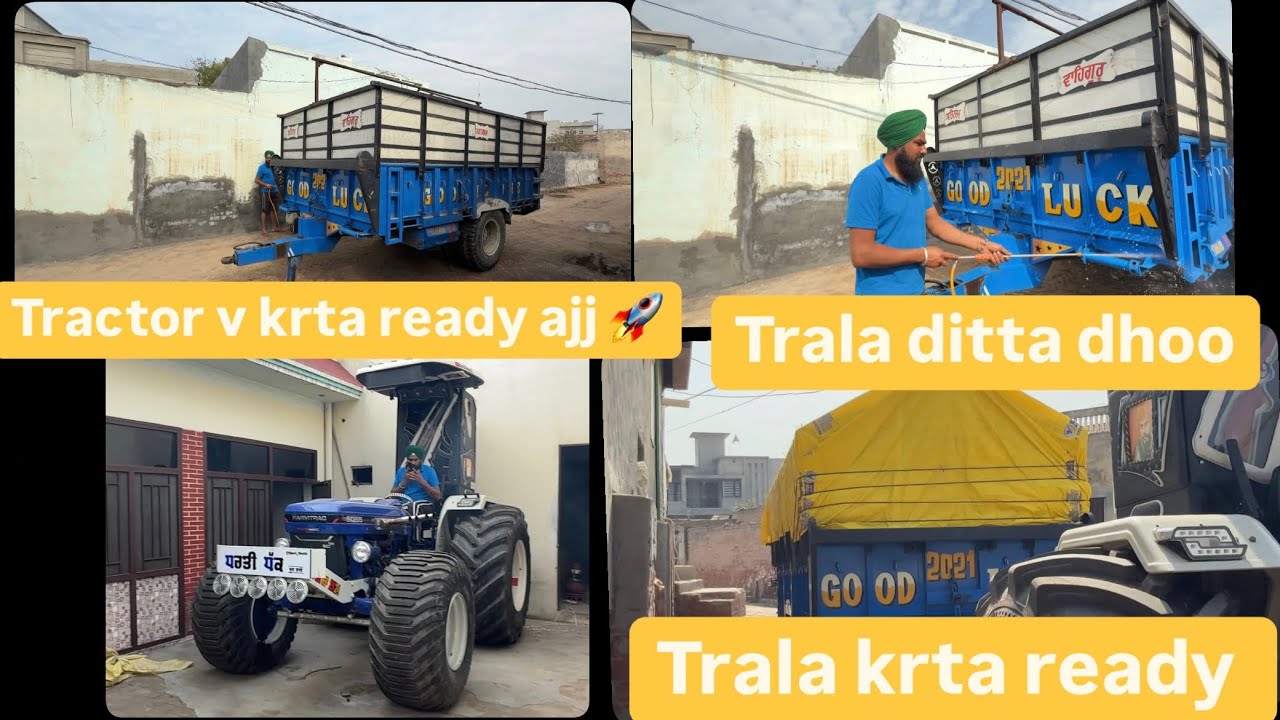 Tractor trala krte ready || YATRA SHRI ANANDPUR SAHIB 🙏 ️|| - YouTube