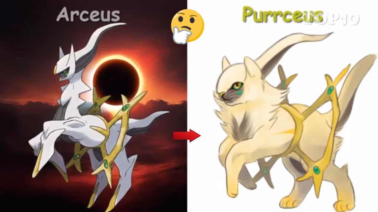 Legendary Pokemon As Cats | TOP 10 - YouTube