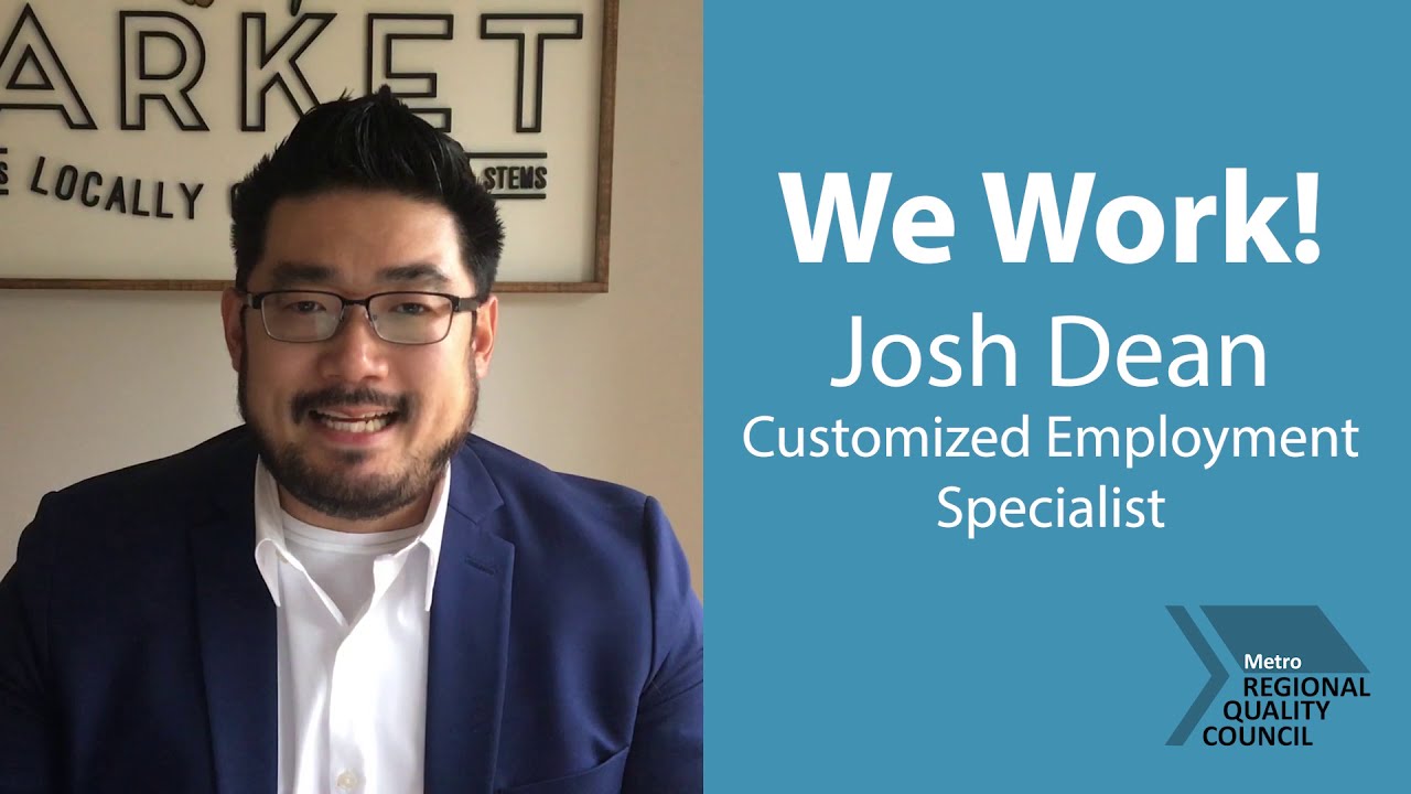 We Work! Customized Employment - YouTube