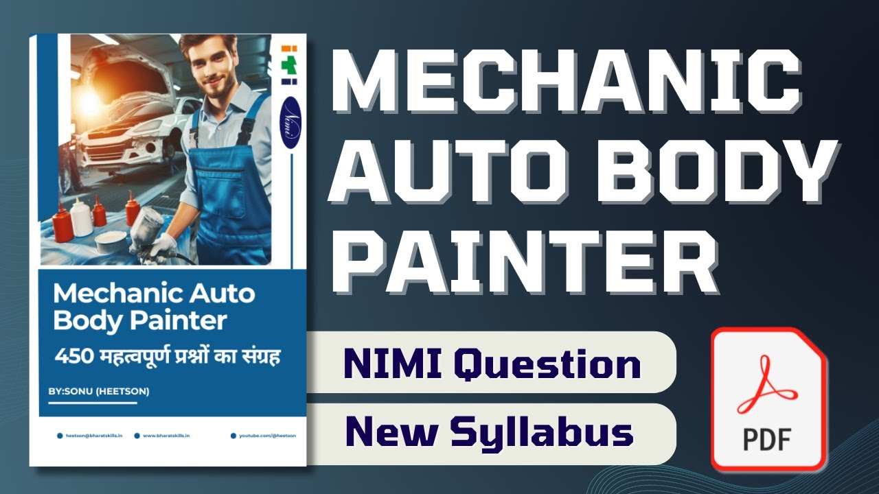 Mechanic Auto Body Painter MCQ Book (ITI NIMI Question Bank in Hindi ...