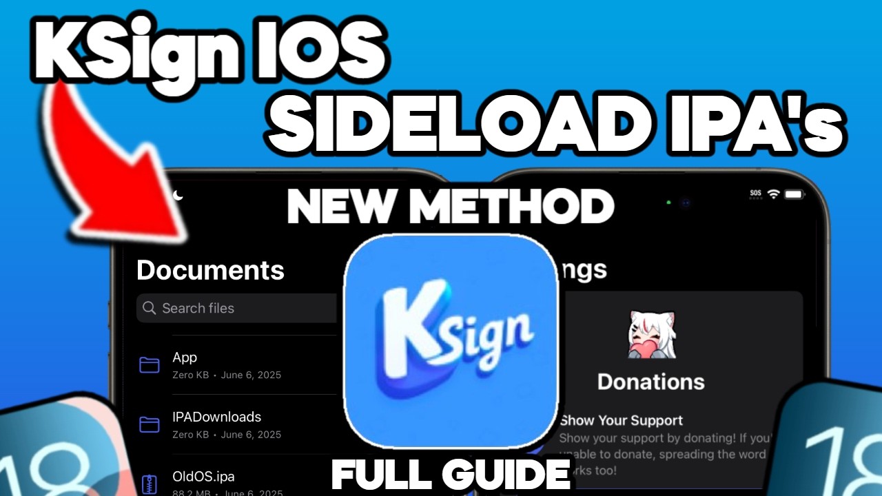 *NEW METHOD* Install K-Sign on iOS: Install IPA Files on iPhone/iPad NO ...