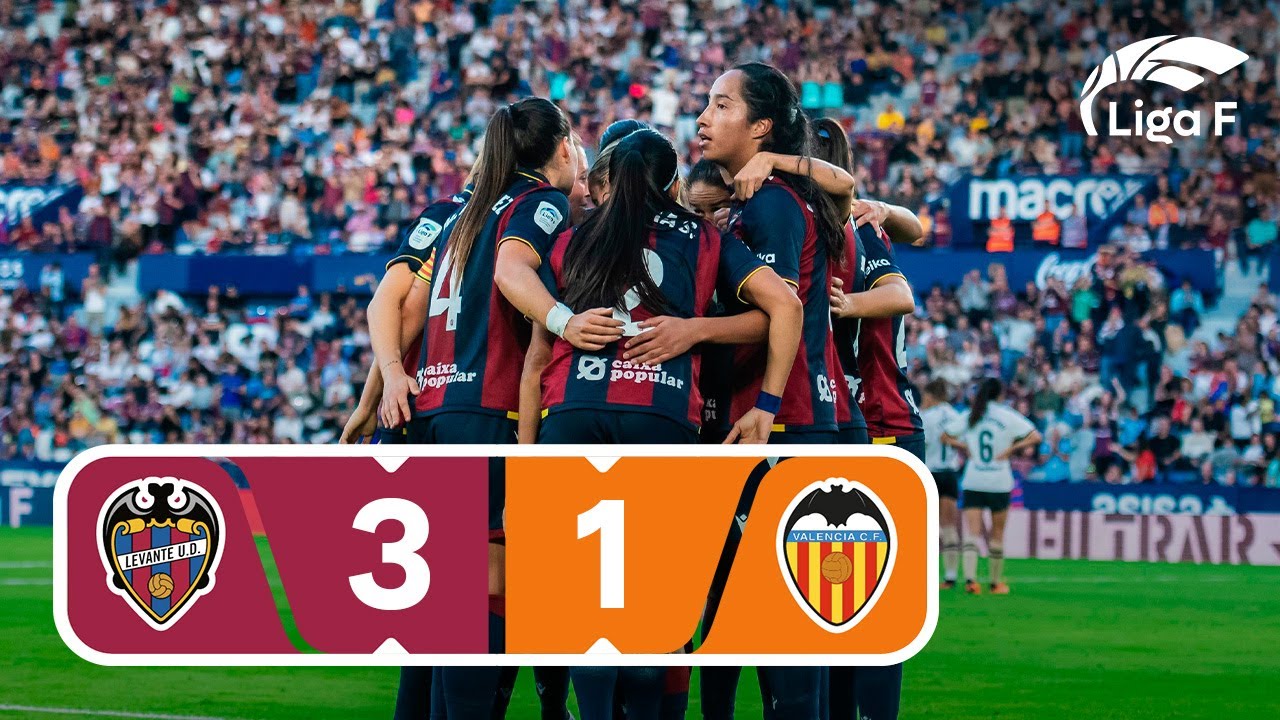 Resumen Levante UD vs VCF Femenino | Jornada 8 | Liga F - YouTube