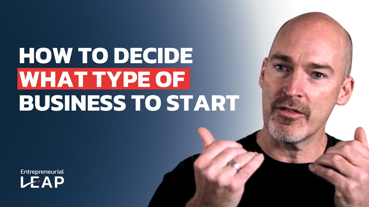 How to Decide the What Type of Business to Start - YouTube