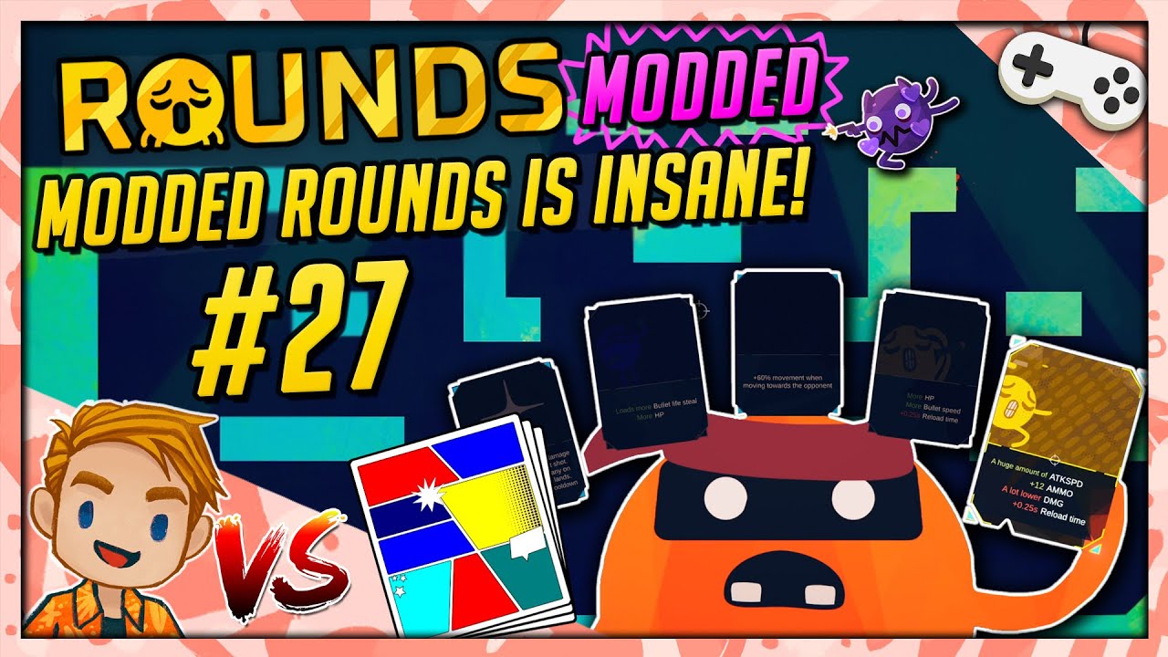 MODDED ROUNDS IS ABSOLUTELY INSANE! w/@ZZcomic | Let's Play ROUNDS ...